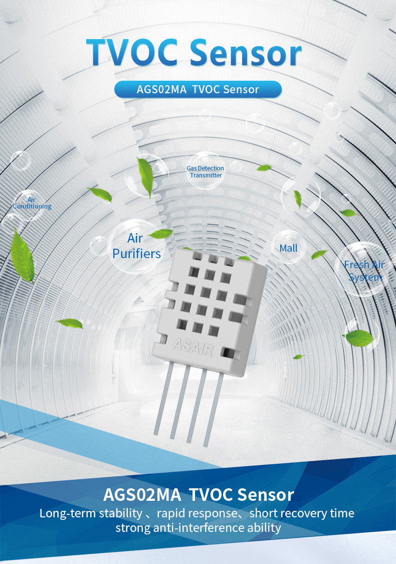 ASAIR 정품 TVOC 가스 센서 [AGS02MA] / 디바이스마트