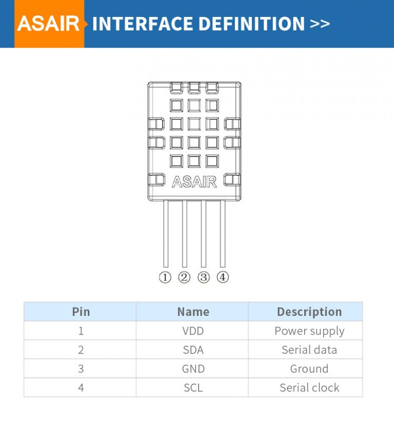 ASAIR AGS02MA TVOC Gas Sensor
