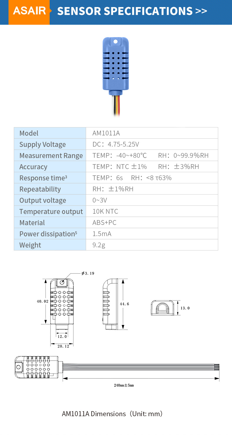 AM1011A Temperature and Humidity Module