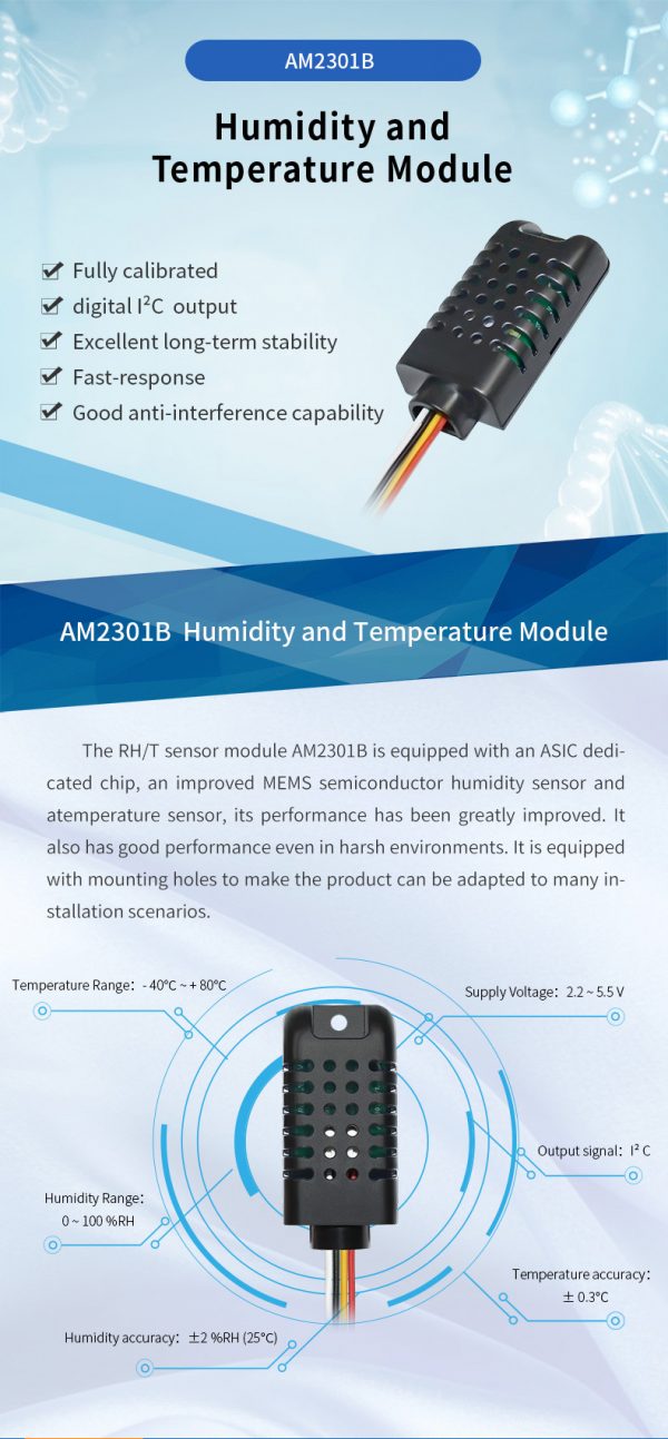 AM2301B Temperature And Humidity Sensor