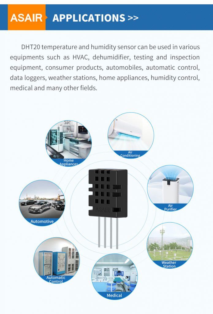 ASAIR An upgraded version of DHT11 DHT22