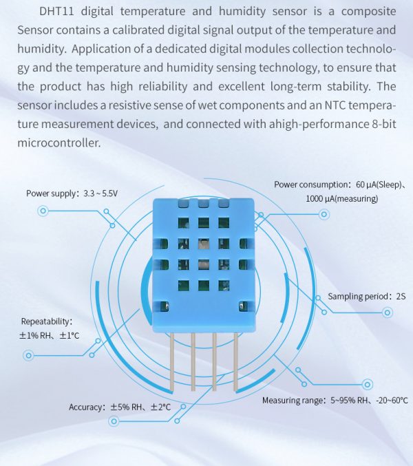 DHT11 Temperature & Humidity Sensor