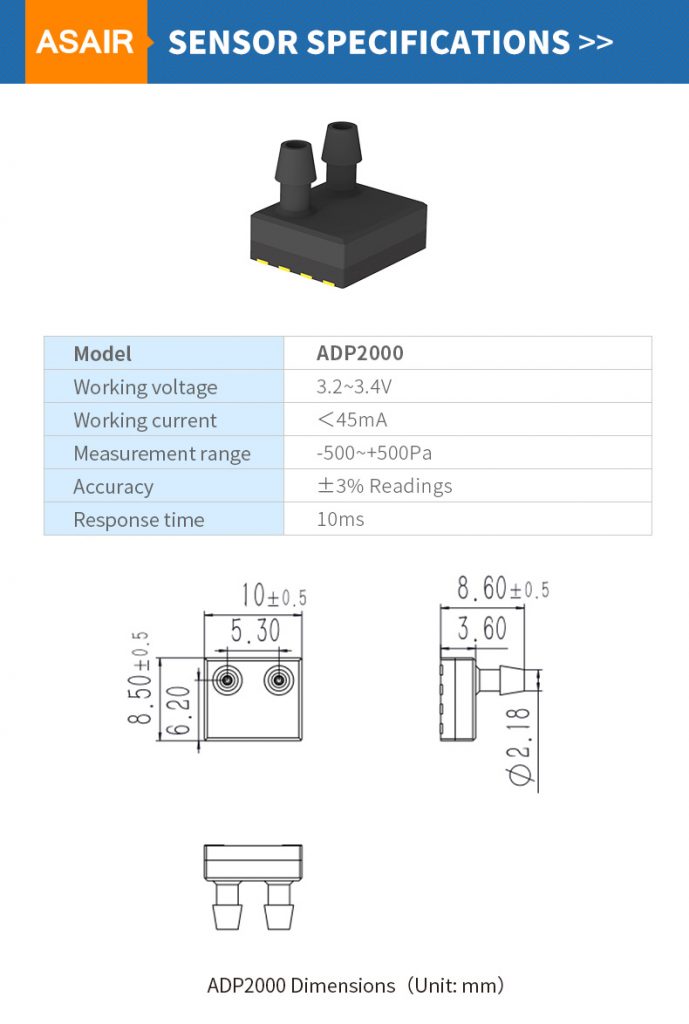 ADP2000 Differential pressure sensor