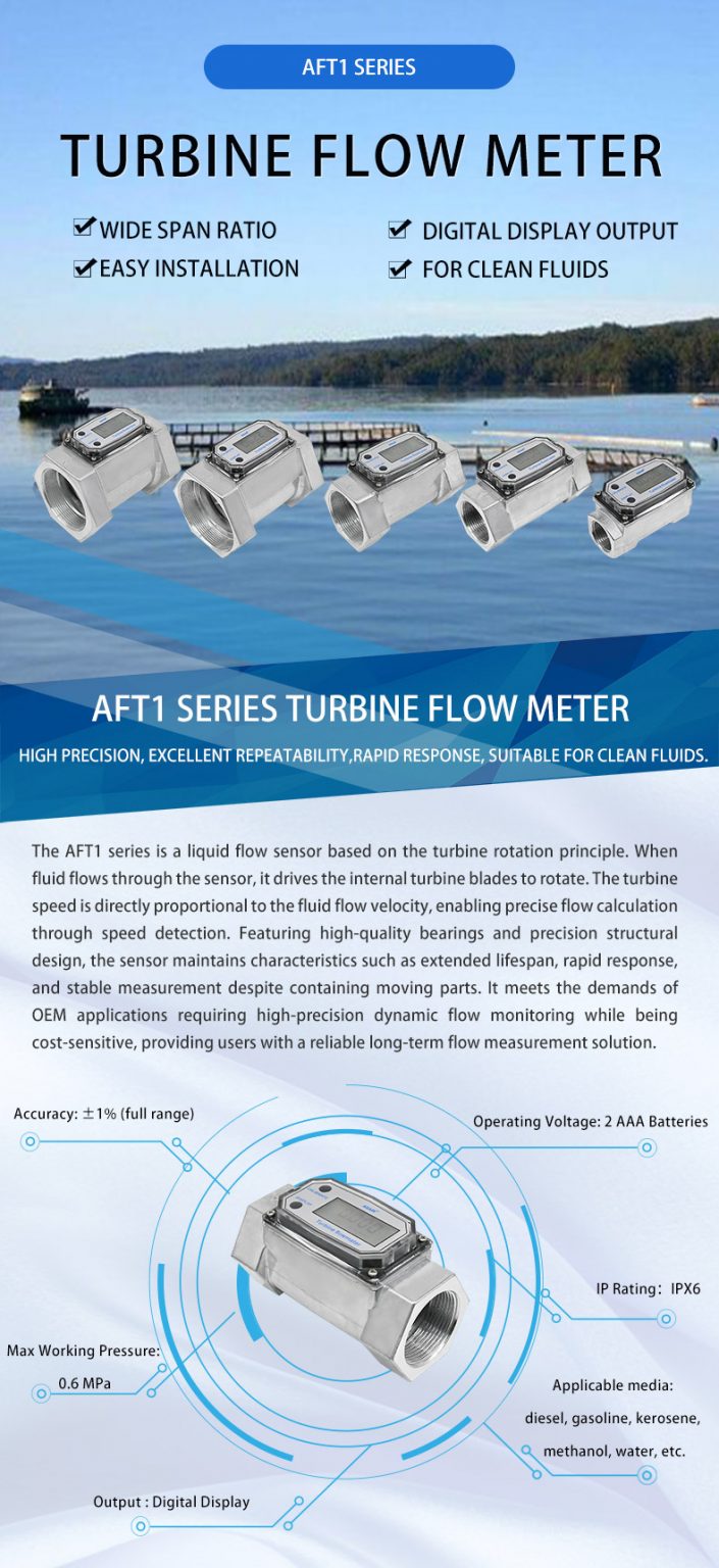 AFT1 Series Turbine Flow Meter